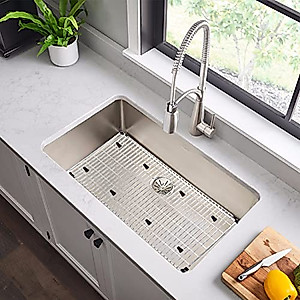 EBG2815 Stainless Steel Bottom Grid,for Elkay sink bowls 28-1/4" x 15-1/4" x 1-1/4"Sink Grid,Sink Rack for Bottom of Sink,Kitchen Sink Grid,Sink Protector,Sink Bottom Grid