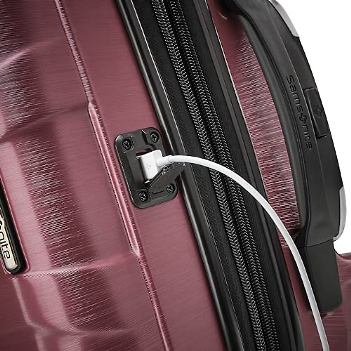 Samsonite Centric 2 Hardside Expandable Luggage with Spinner Wheels, 22X14X9 CARRY-ON SPINNER, CORDOVAN