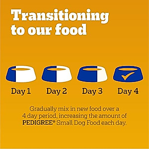 Pedigree Complete Nutrition Adult Small Dog Dry Dog Food, Roasted Chicken, Rice & Vegetable Flavor, 3.5 lb. Bag