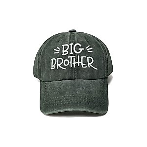 Hepandy Big Brother Gifts for Toddler Boy, Embroidered New Brother Baseball Hat for Kids Youth, Embroidery Adjustable Hat Trucker Hat
