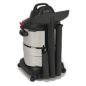 Shop-Vac 5989500 12 gallon 5.5 Peak HP Stainless Wet Dry Vacuum, Black