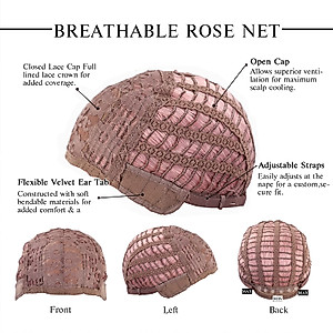 Esmee Long Wavy Pale Pink Wig For Women Bangs Wig Curly Synthetic Hair Natural Looking Heat Resistant Fiber For Daily Party Cosplay Christmas Wear