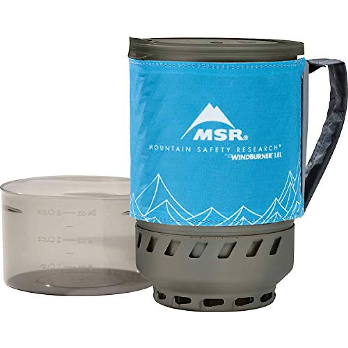 MSR WindBurner Duo Camping and Backpacking Accessory Pot, 1.8L