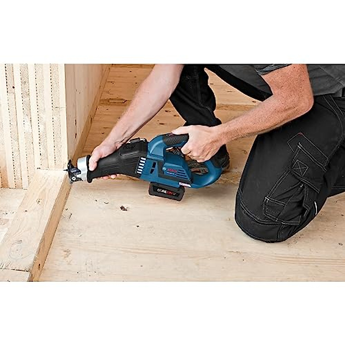 BOSCH GSA18V-125N 18V EC Brushless 1-1/4 In.-Stroke Multi-Grip Reciprocating Saw (Bare Tool)
