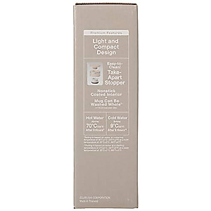 Zojirushi Stainless Steel Travel Mug with Tea Leaf Filter, 11-Ounce/0.34-Liter, Pink Champagne