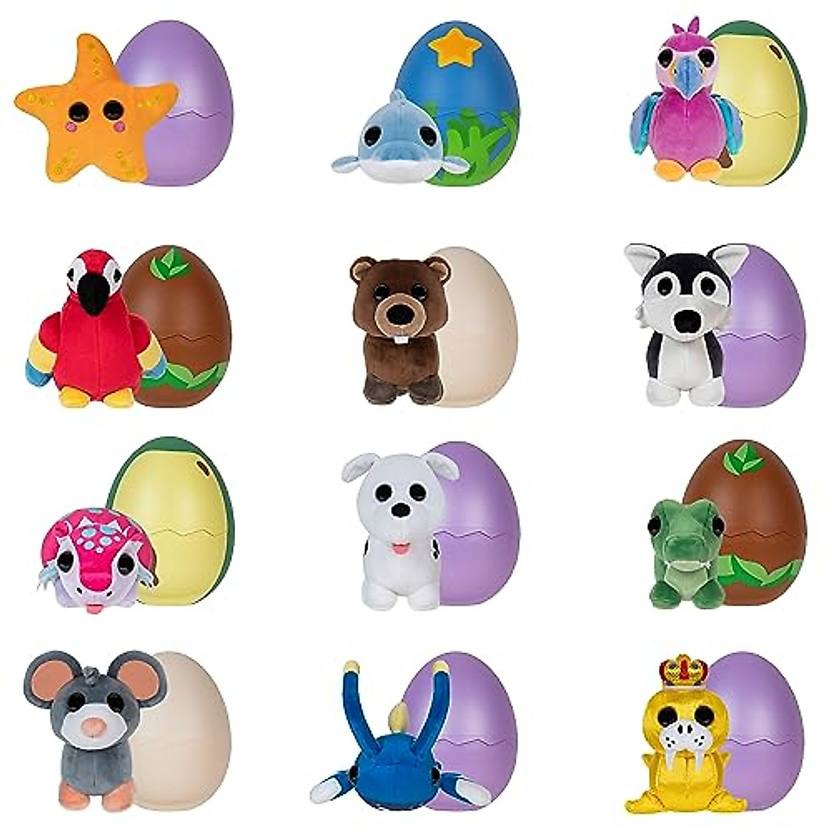 Adopt Me! 5” Surprise Plush - 12 Styles - Series 2 - Fun Collectible Toys for Kids Featuring Your Favorite Pets, Ages 6+