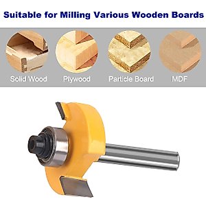 PLATINUMEDGE Router Bits Set, Tungsten Carbide Router Bits Set 1/4 Shank, Router Bit Kit for DIY, Woodworking Project, 35 Piece Set with Premium Aluminum Carry Storage Case