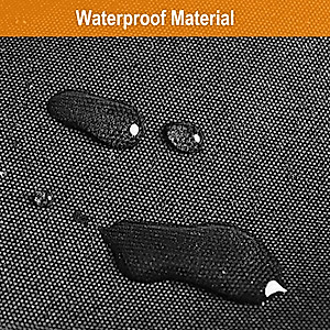 GINJKGO Snow Blower Covers Winter - Waterproof Snow Blower Accessories, Durable Snow Blower Covers Fit Most Electric Snow Blowers 43Lx32Wx35H/50”H(Cover Only)