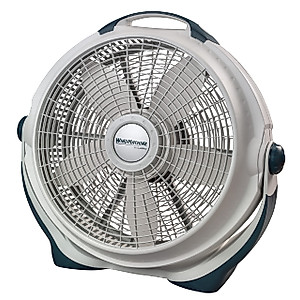Lasko 3300 Wind Machine Air Circulator Portable High Velocity Floor Fans, for Indoor Home Cooling Breezes and, White Noise in Bedroom