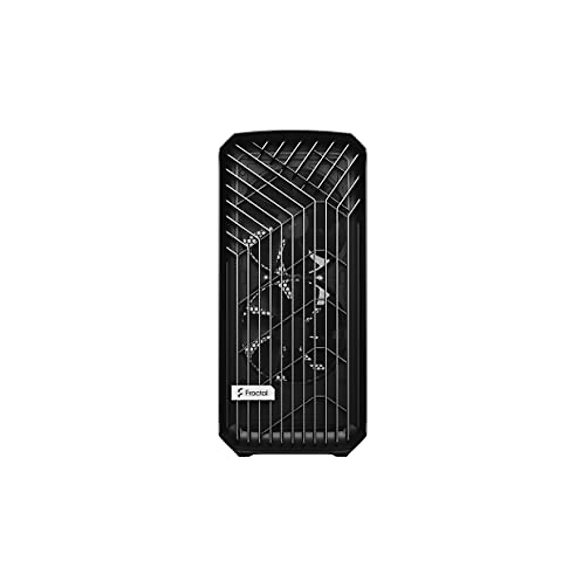 Fractal Design Torrent Black - Light Tint Tempered Glass Side Panel - Open Grille for Maximum air Intake - Two 180mm PWM and Three 140mm Fans Included - Type C - ATX Airflow Mid Tower PC Gaming Case