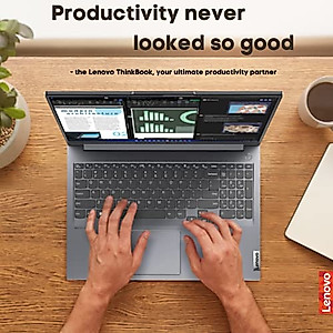 Lenovo ThinkBook Essential Laptop, 15.6" FHD IPS Anti-Glare Display, AMD Ryzen 5 Processor (6 Cores, 4.0GHz), 12GB Memory, 512GB SSD Storage, Backlit Keyboard, Fingerprint Reader, Windows 11 Pro