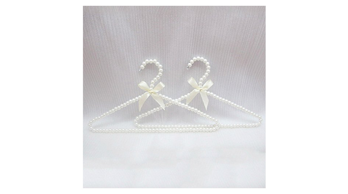 Luxury 10 Pack Pearl Beads Hangers - Elegant Closet Organization
