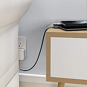 Nekmit USB C Charger, Thin Flat 30W Dual Port Fast Wall Charger with 18W Power Delivery PD 3.0 and 12W USB Port for iPhone 14/14 Pro/14 Pro Max, Galaxy, Pixel, iPad Pro, AirPods Pro and More