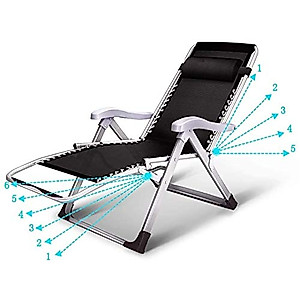 XZGDEN Lightweight Sun Lounger Camping Chairs Lounge Chair, Garden Lounge Chair, Balcony Lounge Chair, 3 Second Folding Lounge Chair