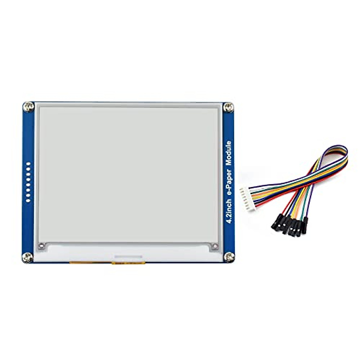 waveshare 4.2inch E-Ink Display Module Compatible with Raspberry Pi 5/4B/3B/Zero/Zero W/Zero 2W/Pico/Pico W/Pico WH, 400x300 Resolution Three-Color SPI Interface