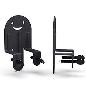 DiaOutro Bed Frame Non Slip Mattress Gaskets, 6 PCS Mattress Retainer Keep Mattress in Place for a Great Sleep, Adjustable Anti-Slip Baffle Fit for Most Metal Bed Frames, Black