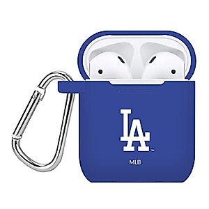 GAME TIME Los Angeles Dodgers Silicone Case Cover Compatible with Apple AirPods Battery Case (Blue)