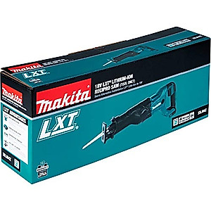 Makita XRJ04Z 18V LXT Lithium-Ion Cordless Recipro Saw, Tool Only, Blue