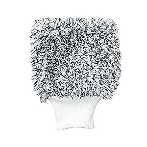 AuoCare Car Wash Mitt, 3 Pack Premium Cyclone Microfiber Washing Gloves, 3 Colors