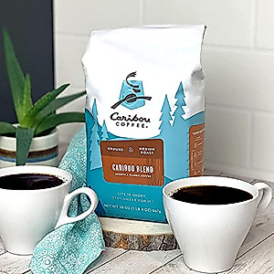 Caribou Coffee, Medium Roast Ground Coffee - Caribou Blend 20 Ounce Bag