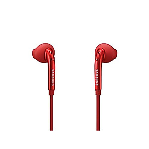 Samsung Active InEar Headphones for Universal/SmartPhones - Retail Packaging - Red - EO-EG920LREGUS