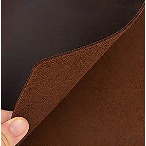 Ditac Size A5 Genuine Leather Journal, 9.6 X 6.8 Inch, A Handmade Leather Refillable Binder Executive Business Journal, Made of All Natural Thick Leather (Thick Leather)