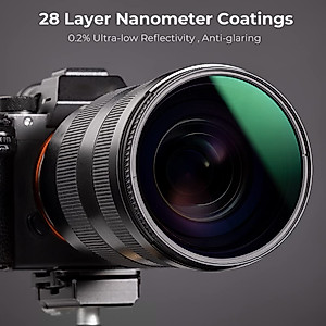 43mm Circular Polarizers Filter, K&F Concept 43MM Circular Polarizer Filter HD 28 Layer Super Slim Multi-Coated CPL Lens Filter (Nano-X Series)