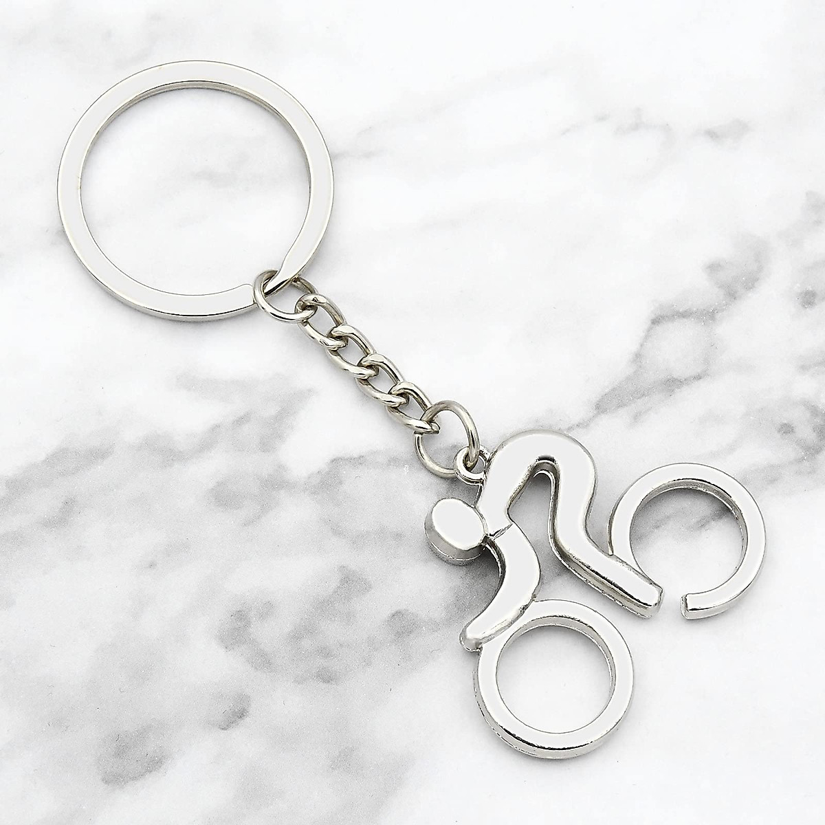 Bike lovers gifts Keychain Cycling gift bicycle Inspirational Keychain for Chain Bicycle Race Souvenir funny biker gift