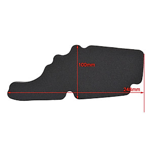 AHL Air Filter Cleaner for Piaggio Fly 50(4t)/Fly 150 2005-2012, VESPA LX 150/VESPA S50 (4t)/VESPA LX50 (4t) 2006-2014, VESPA S150 LXV 2007-2016 1414532 843194 8431940P 2030151 1417227