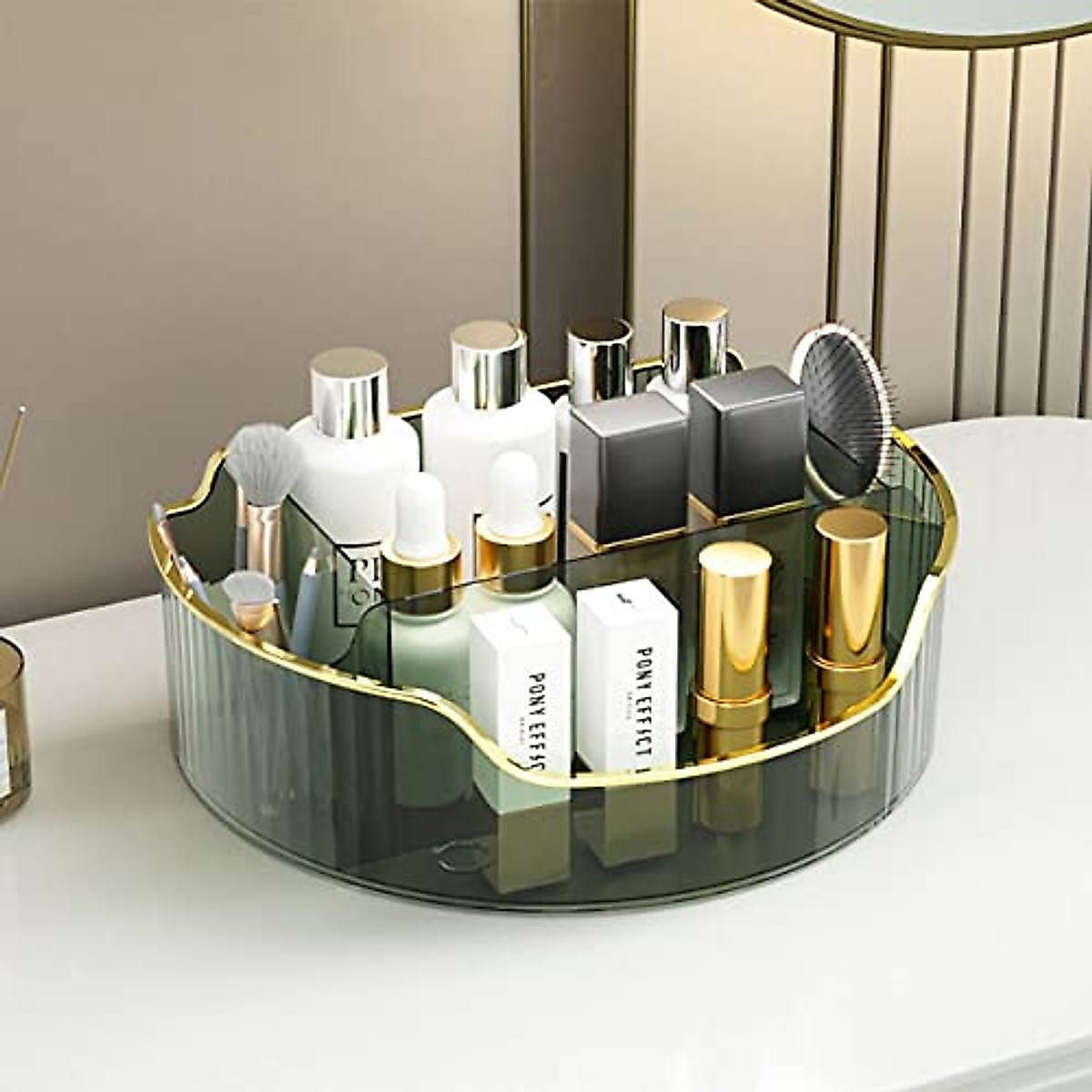 FIZZOQI Multi-Functional Organizer Shelf Skin Care Products Storage Rack Cosmetics Storage Shelf Make Up Cosmetics Organizer Storage Box Tabletop Storage Rack