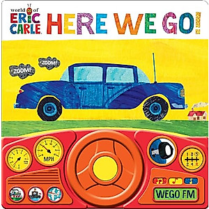 World of Eric Carle, Here we Go Little Steering Wheel Sound Book - PI Kids (The World of Eric Carle)