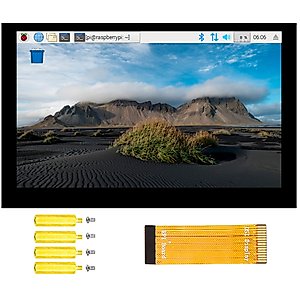 Bicool 5inch Capacitive Touch Display for Raspberry Pi 4B/3B+/3A+/3B/2B/B+/A+, cm 3/3+, 800×480, TFT Wide Angle Screen LCD, DSI Interface Refresh Rate up to 60Hz. Support Ubuntu/Kali, Win 10 IoT