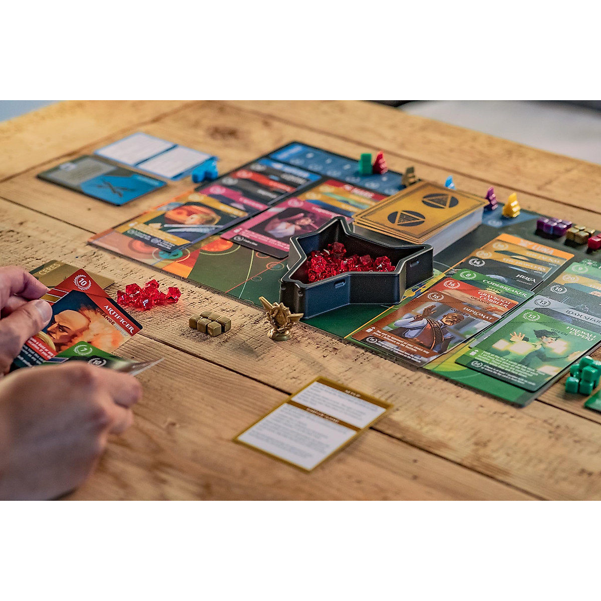 Stonemaier Games: Red Rising | A Competitive Strategy Game Based on The Novels from Pierce Brown | Craft a Hand of Powerful Characters from The World of Red Rising | 1-6 Players, 60 Mins, Ages 14+