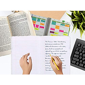 1InTheOffice Composition Notebooks College Ruled, Composition Book, College Ruled Composition Notebook, Assorted Colors 9.75 x 7.5, 4 Pack