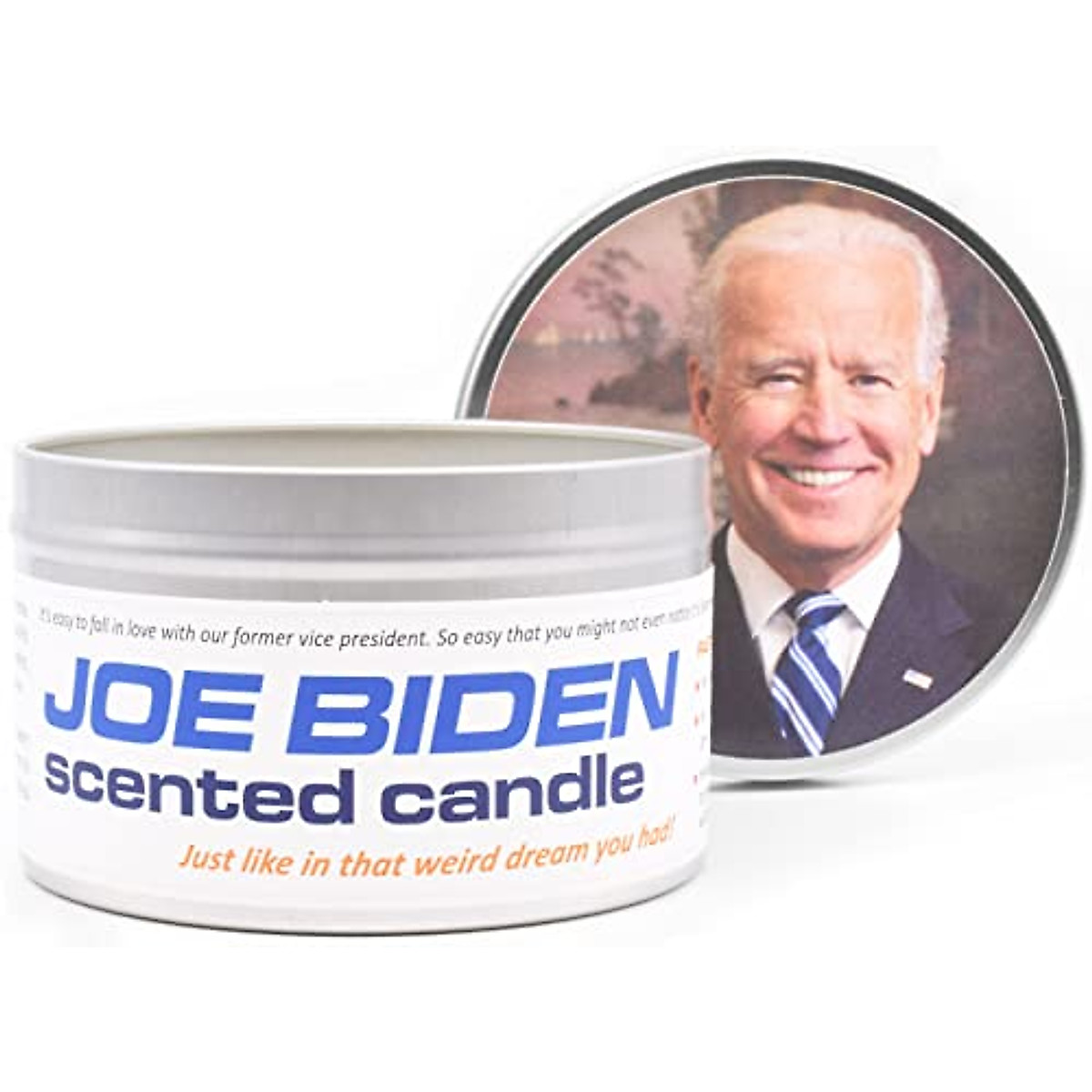JD and Kate Industries Joe Biden Scented Candle | Hand-Poured in 16 oz tin | Orange Sports Drink Scent