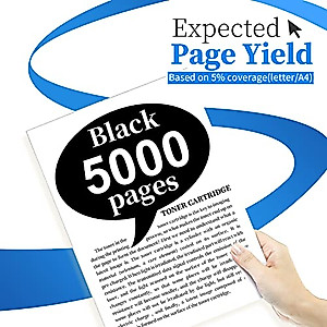 5000 Pages Coloner Compatible 50F1H00 Remanufactured Lexmark Toner Cartridge for use in MS310d, MS310dn, MS312dn, MS315dn, MS410d, MS410dn, MS415dn, MS510dn, MS610de, MS610dn, MS610dte, & MS610dtn