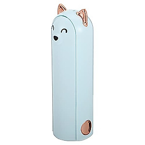 Homoyoyo Portable Fans 3pcs Blue Usb Travelling Charging Girls Stylish Summer Practical Mini Personal Design Rechargeable Foldable Outdoor Handheld Sports Portable Indoor Sky Handheld Fans