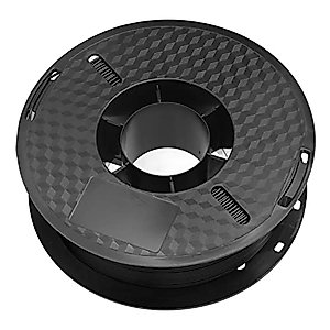 3D Printer Filament, 1kg 1.75mm PLA Filament Smokeless Bubble for High Precise Printing(Black)