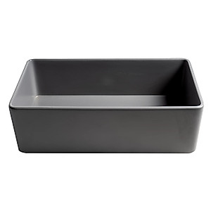 ALFI brand ABF3318S-GM Kitchen Sink, Grey Matte