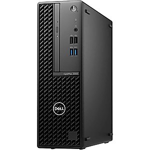 Dell OptiPlex 3000 SFF Small Form Factor Desktop Computer - 12th Gen Intel Core i5-12500 6-Core up to 4.60 GHz CPU, 32GB RAM, 2TB NVMe SSD + 8TB HDD, Intel UHD Graphics 770, DVD-RW, Windows 10 Pro