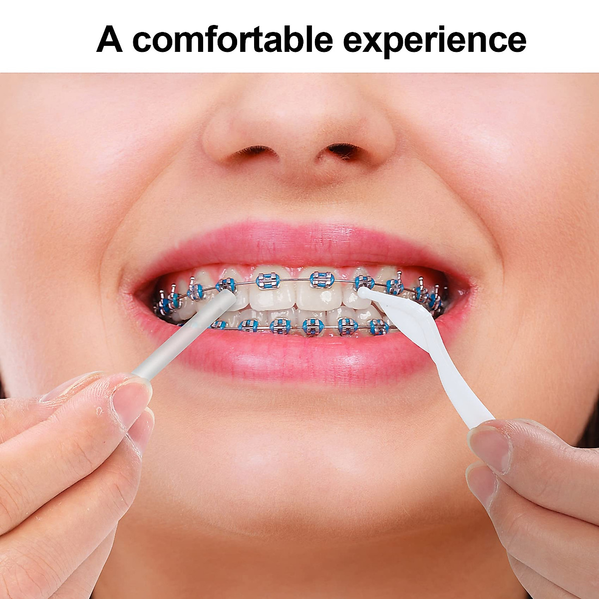 Annhua Orthodontist Braces Wax Ortho Dots 10 Pack for Aligners, Braces Wearer, Brackets, Invisible-lingers, Dental Orthodontic Wax Strips White - Unscented & Flavorless