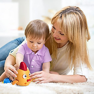 nicknack Easter Musical Toys Dancing Walking Baby Light Up Toy with Light & Sounds Toy for Toddler Early Educational Learning Music Sound Toys Infants Birthday Gift