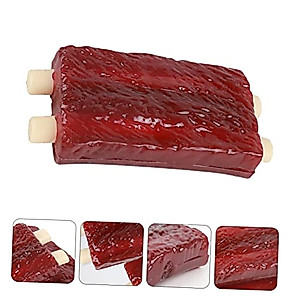 FRCOLOR 1pc Pet Teething Stick Aggressive Chewer Toy Dog Dental Care Toy Dog Molar Toys Dog Teething Toys Dog Teeth Grinding Toy Puppy Teething Toys Funny Lifelike Dog Toy TPR Kitten Psm