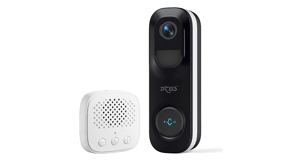 Dzees Wireless 2K Video Doorbell | Weatherproof Security Camera