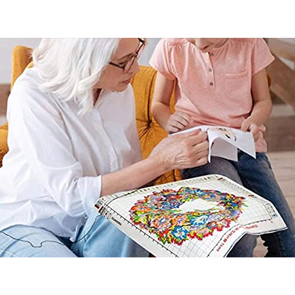 Window sill cat Flowers Cross Stitch Kits-cat Flower Counted Cross Stitch Pack Stamped Cross-Stitch Needlepoint Counted Kits Beginners,Embroidery Kit Arts and Crafts for Home Decor/8x12 inch