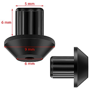 48 Pieces Rubber Grate Feet Rubber Foot Replacements Compatible with GE WB2K101 Gas Range Burner Grate, Replace Part Number WB02T10461, AP2622260, PS241358