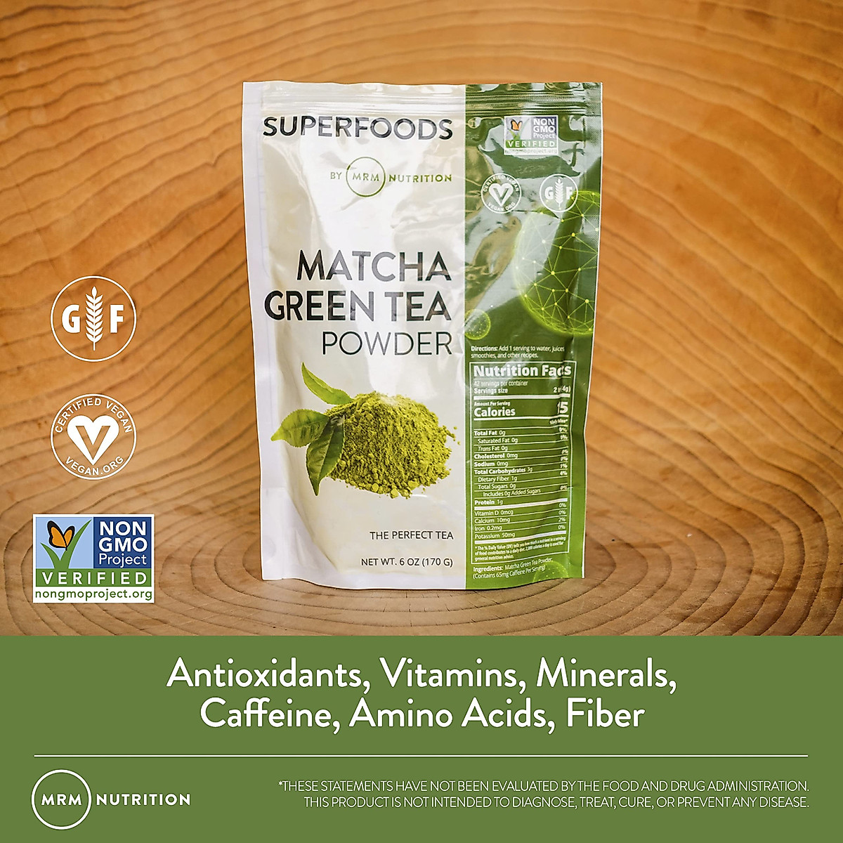 MRM Super Foods - Matcha Green Tea Powder, 6 Ounce