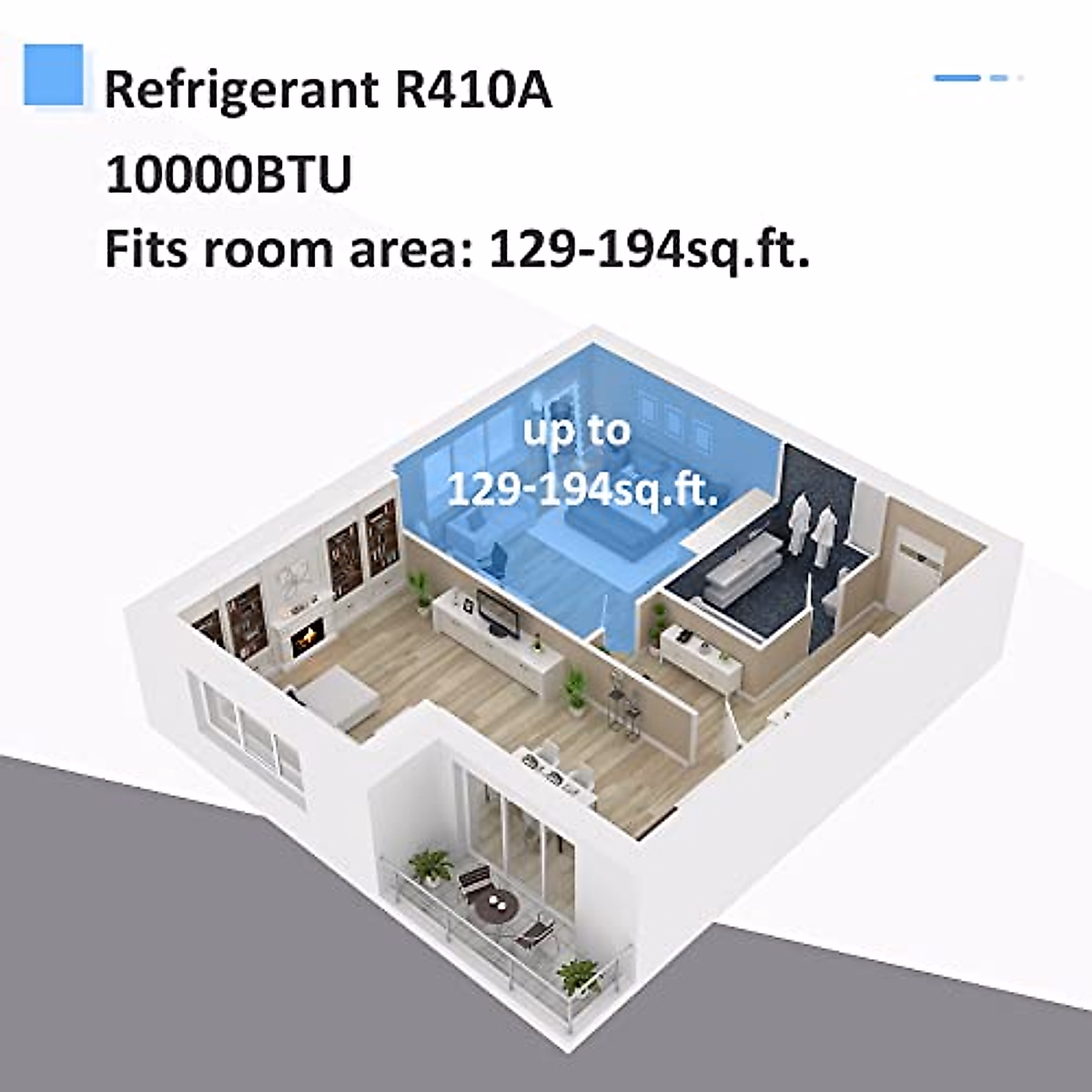 HOMCOM 10000 BTU Mobile Portable Air Conditioner for Cooling, Dehumidifier, and Ventilating with Remote Control, for Home Office, White