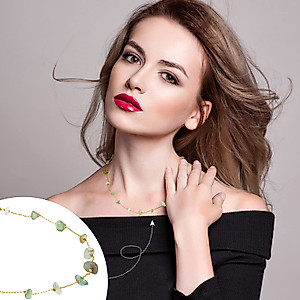 Carnelian Necklace 4 Pieces Carnelian Crystal Necklace for Women Gold Turquoise Necklace Beach Necklace Gemstone Chip Necklace Amethyst Necklace Crystal Stone Choker Necklace for Women Girl Decoration
