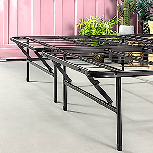 ZINUS SmartBase Tool-Free Assembly Mattress Foundation / 14 Inch Metal Platform Bed Frame / No Box Spring Needed / Sturdy Steel Frame / Underbed Storage, King